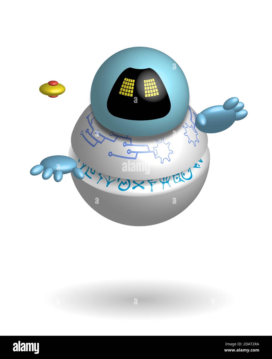 Guide robot Cut Out Stock Images & Pictures - Alamy