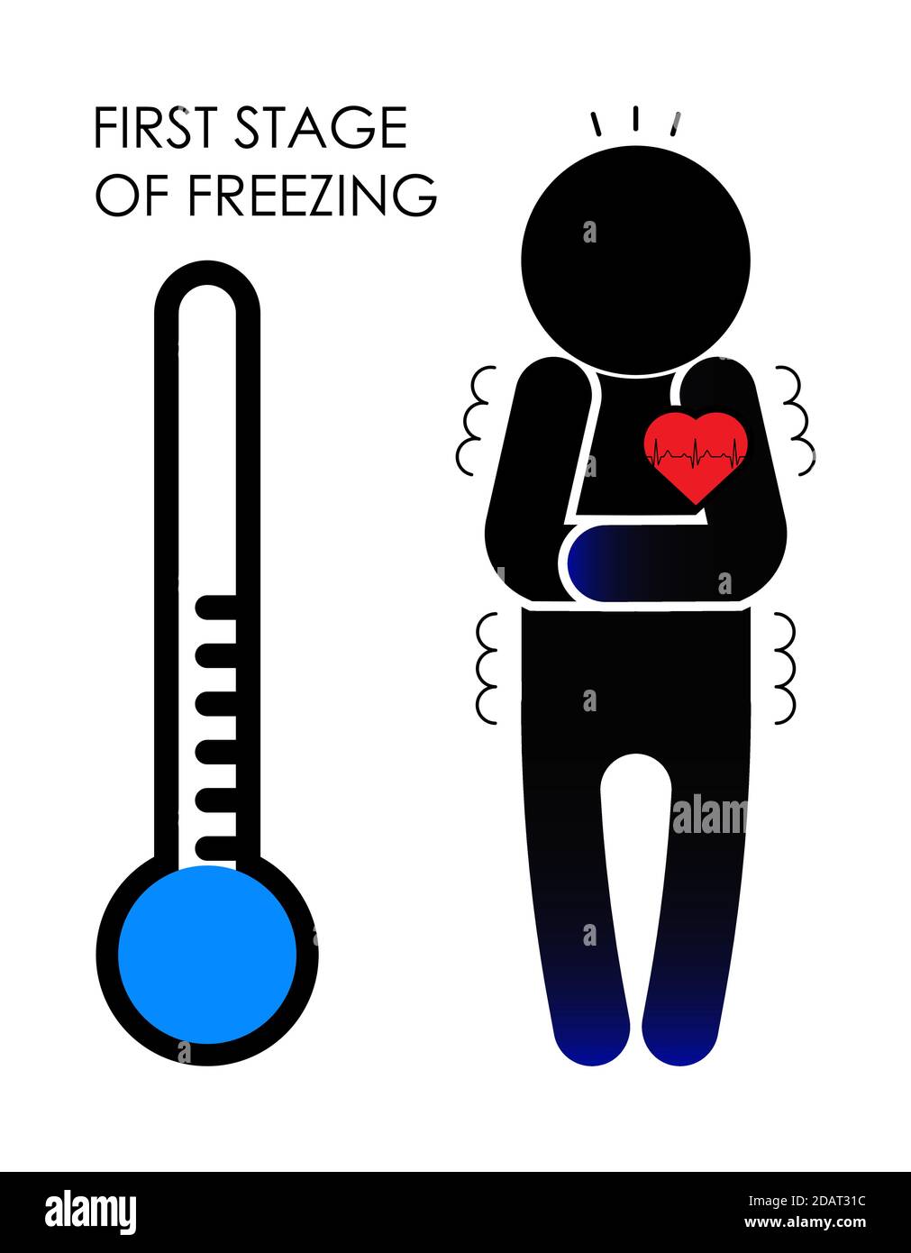 Freezing cold breath Stock Vector Images - Alamy