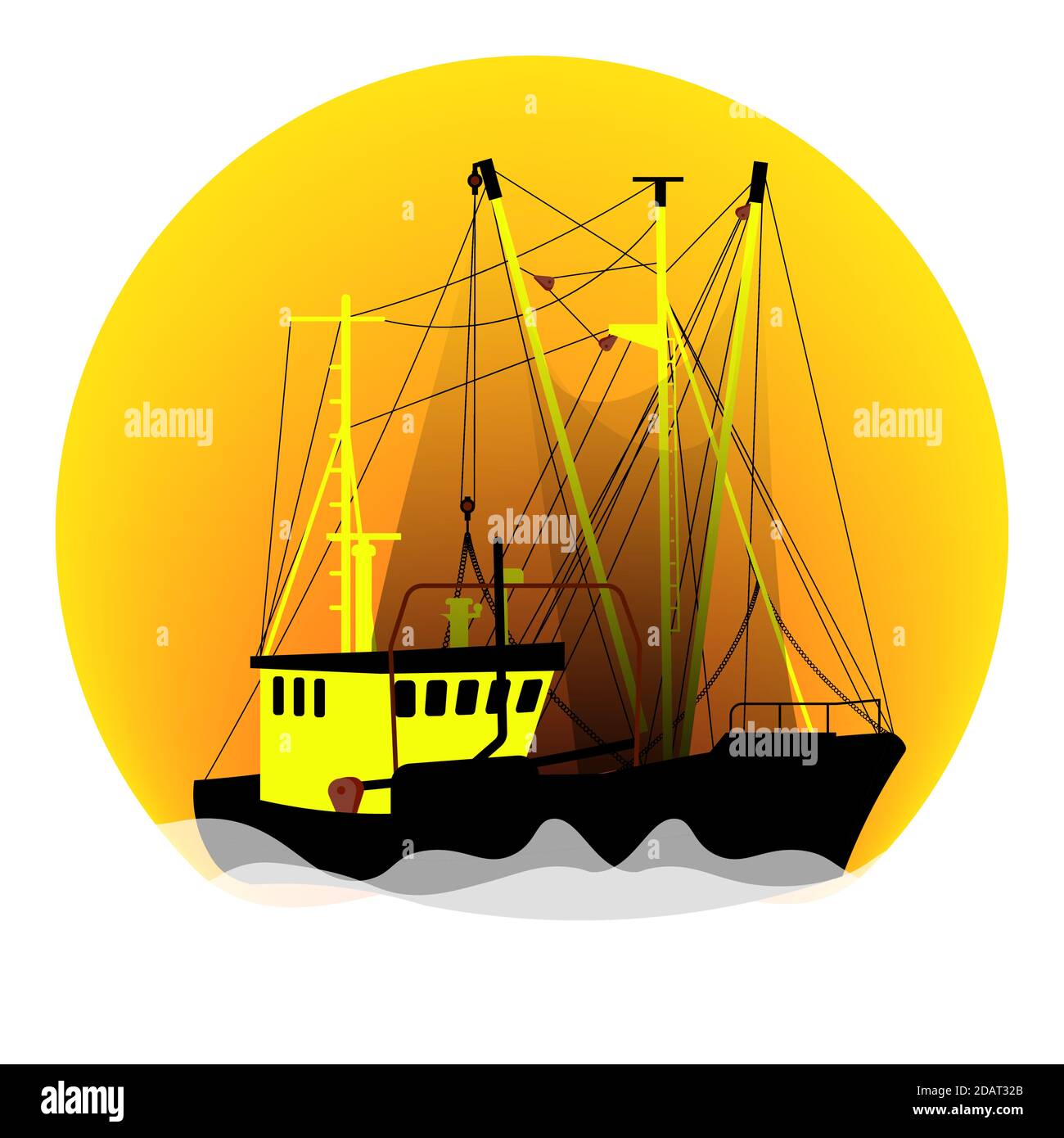 Trawler race Stock Vector Images - Alamy