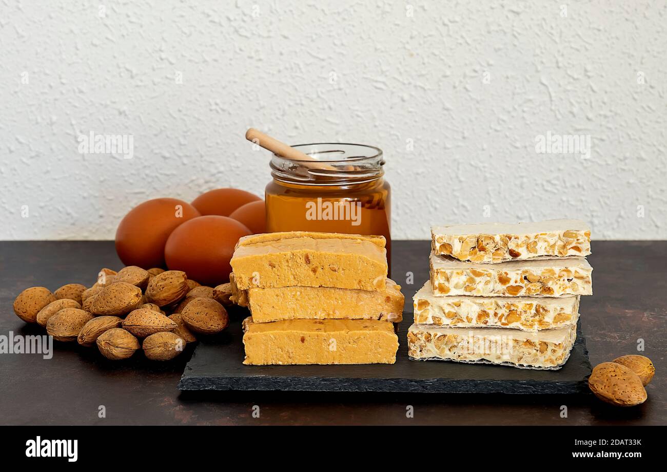 Traditional spanish turron hi-res stock photography and images - Alamy