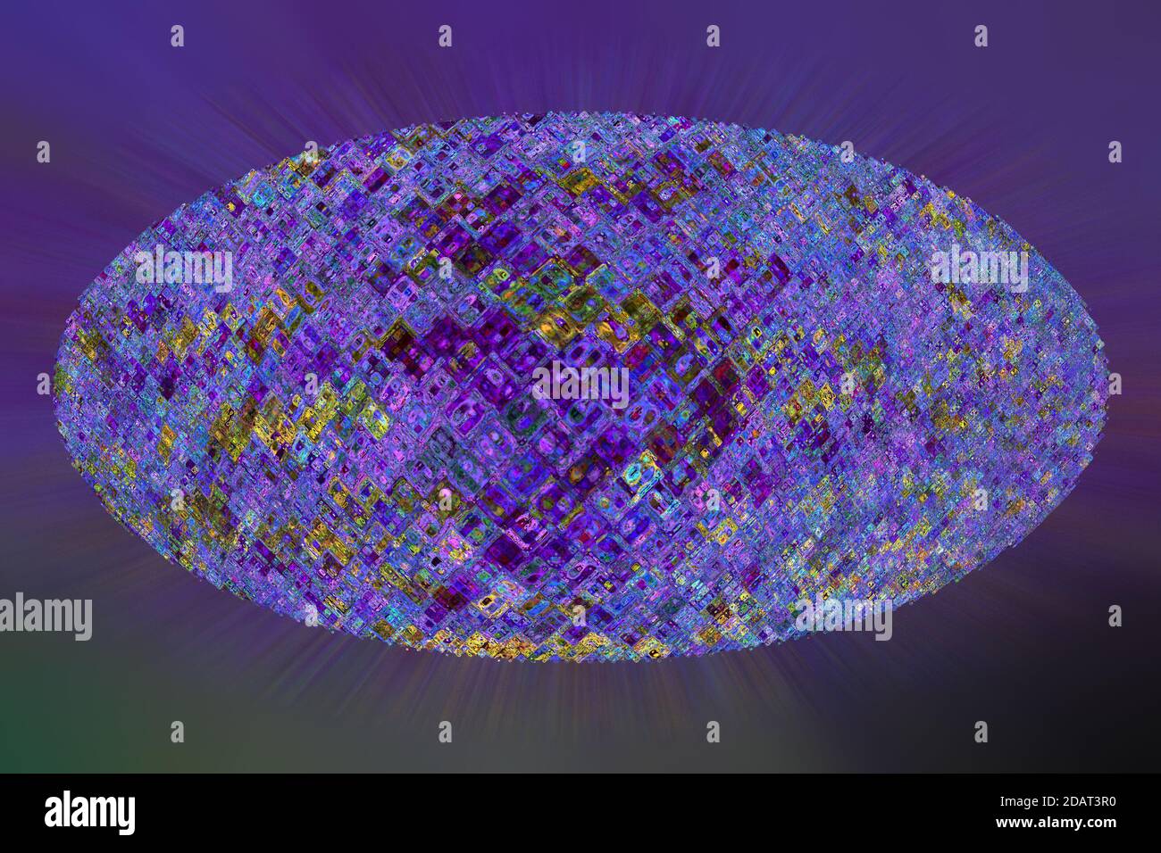 An abstract textured purple oval shape background image Stock Photo - Alamy