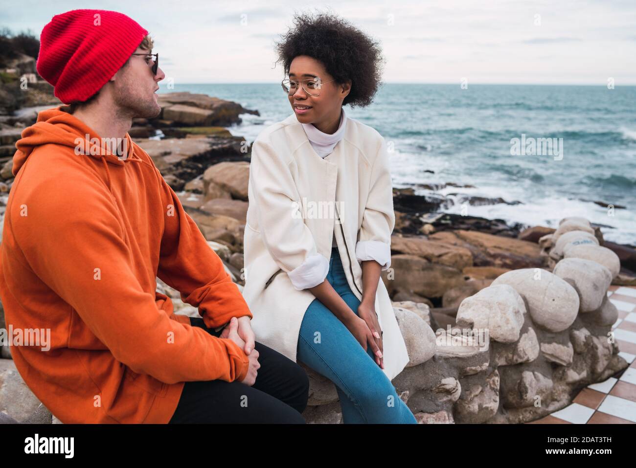 Two friends having fun together Stock Photo - Alamy