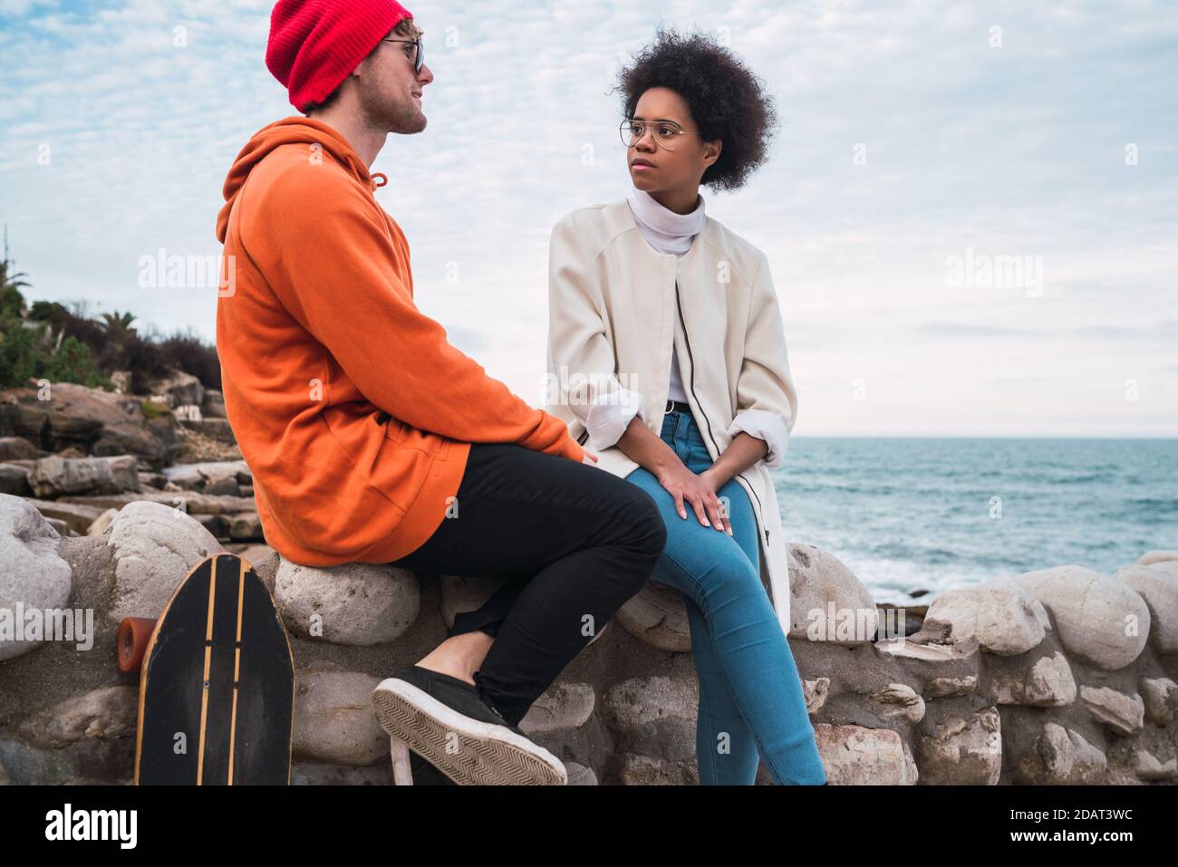 Two friends having fun together Stock Photo - Alamy