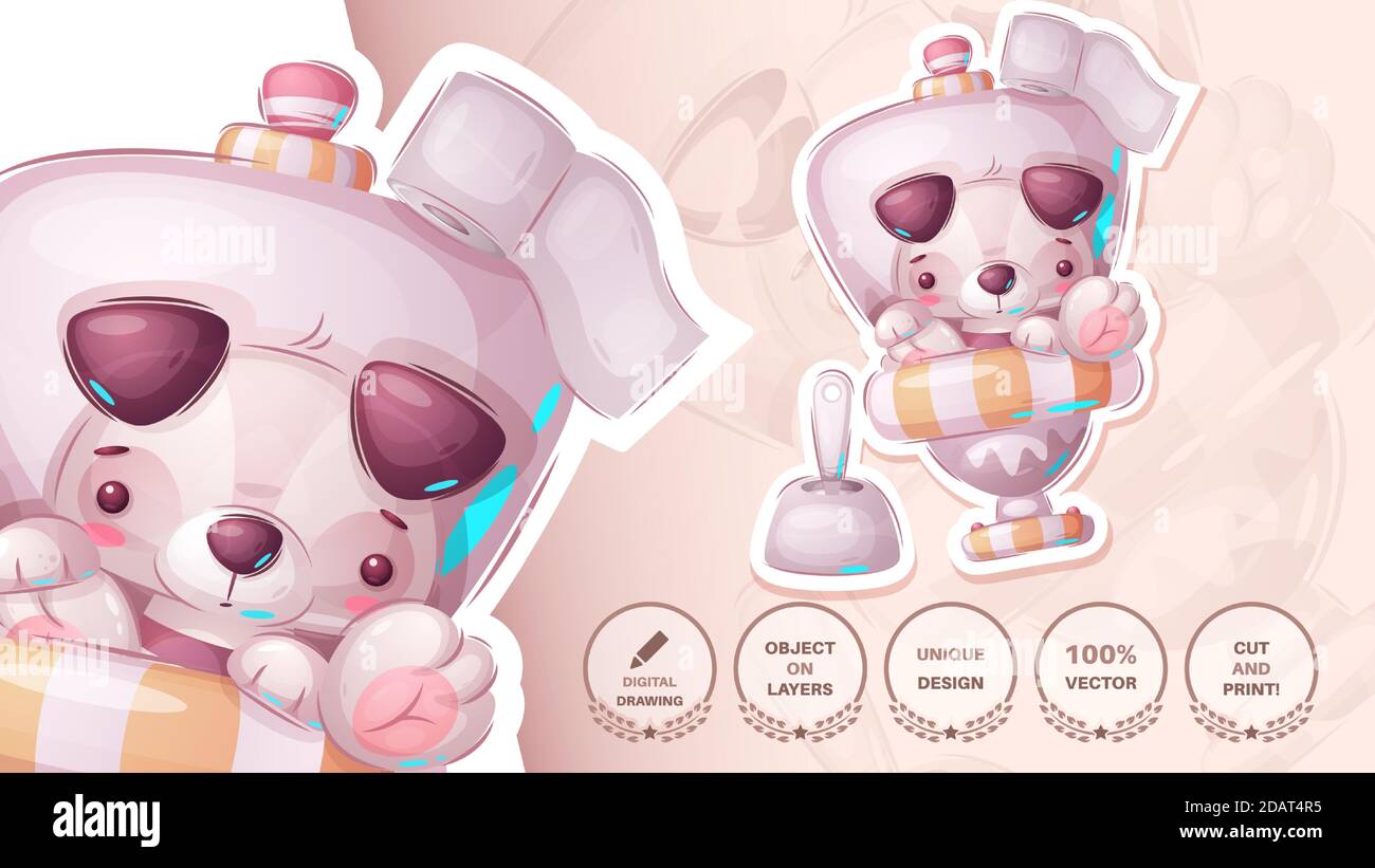 Cartoon toilet hi-res stock photography and images - Alamy