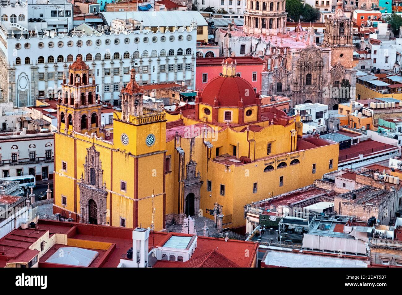 The historic center of UNESCO World Heritage Site Guanajuato, Mexico ...