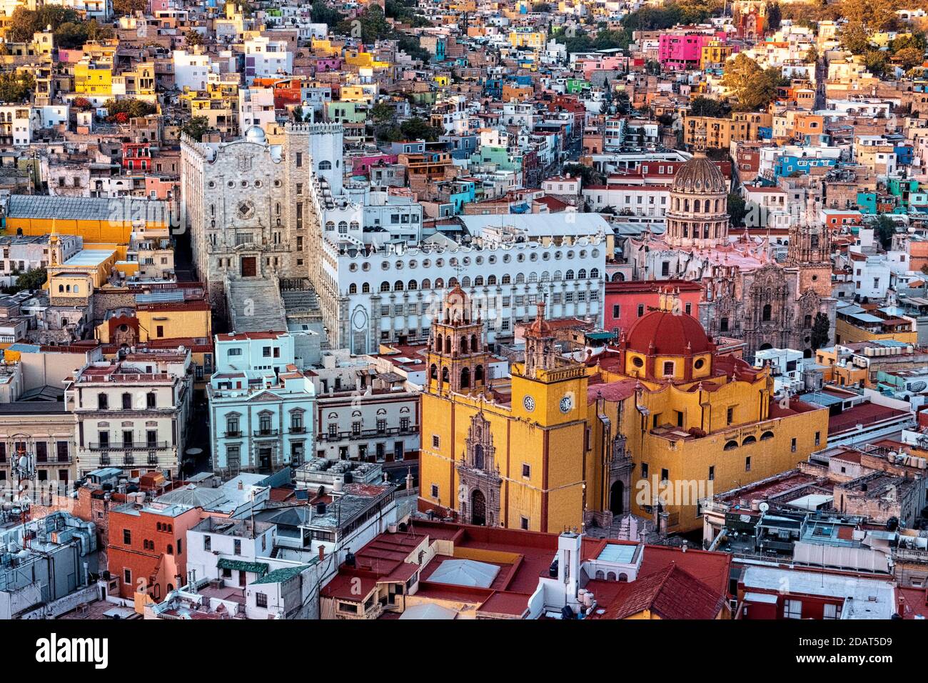 The historic center of UNESCO World Heritage Site Guanajuato, Mexico ...