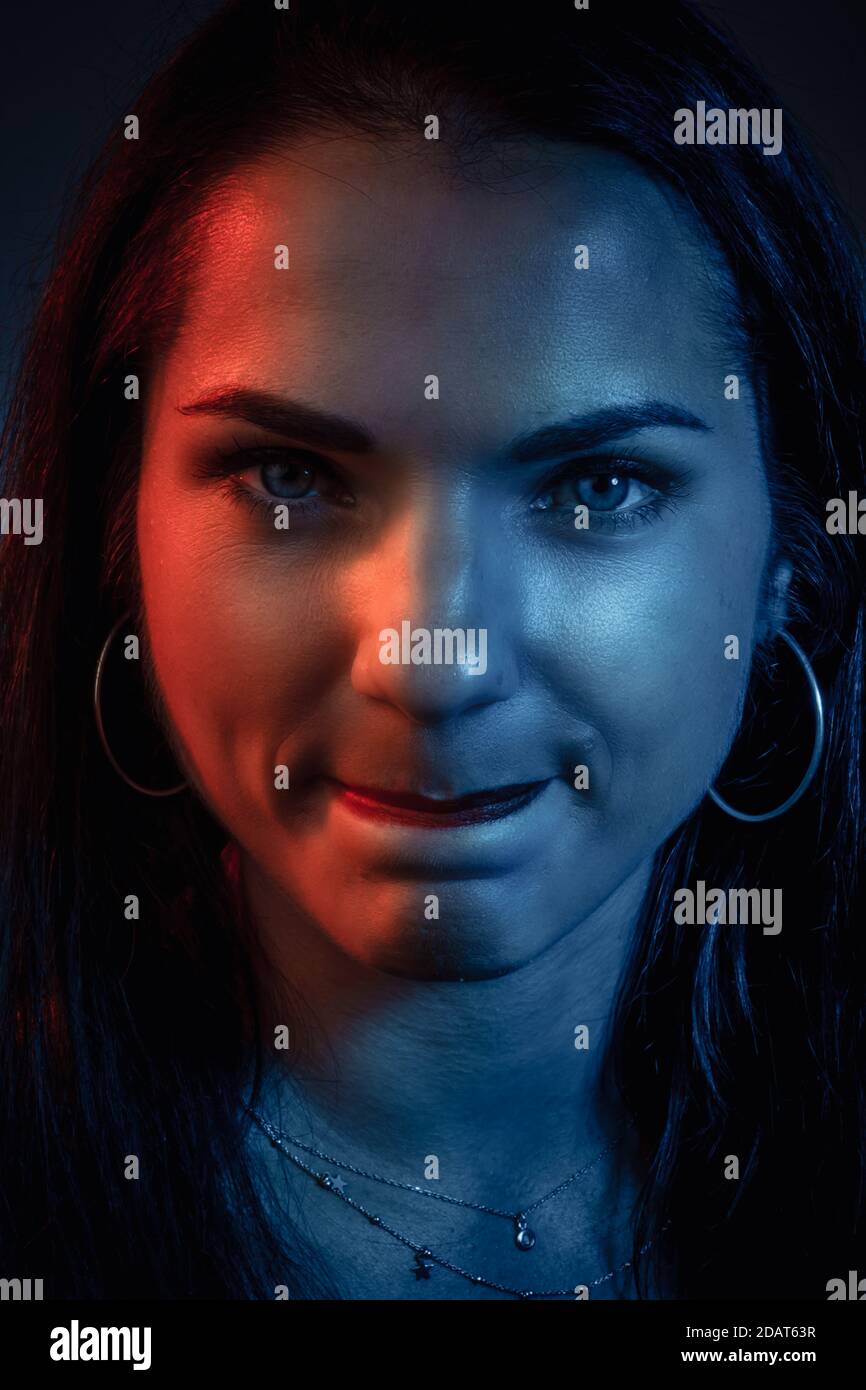 Compressed lips hi-res stock photography and images - Alamy