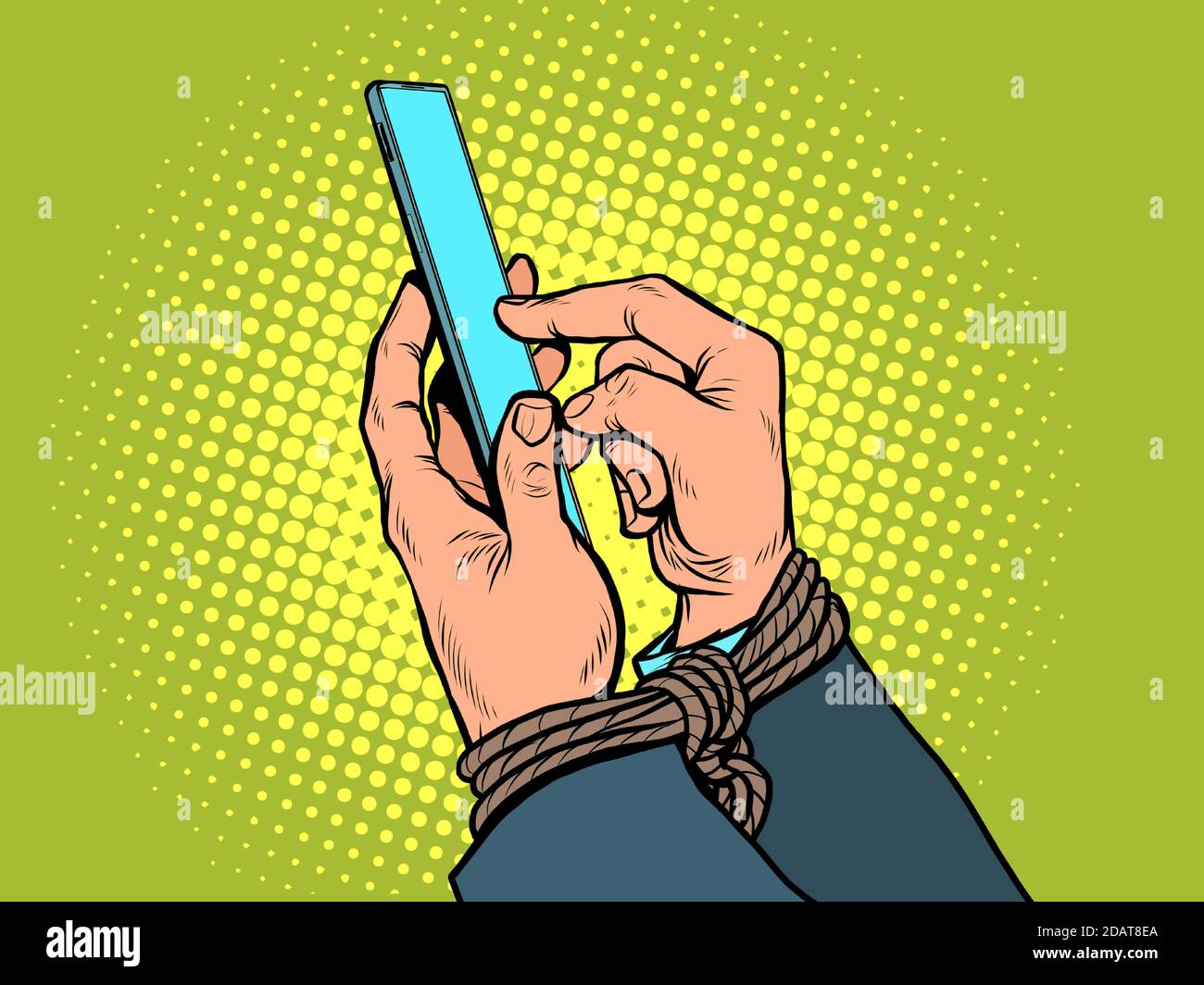 Addiction touch Stock Vector Images - Alamy