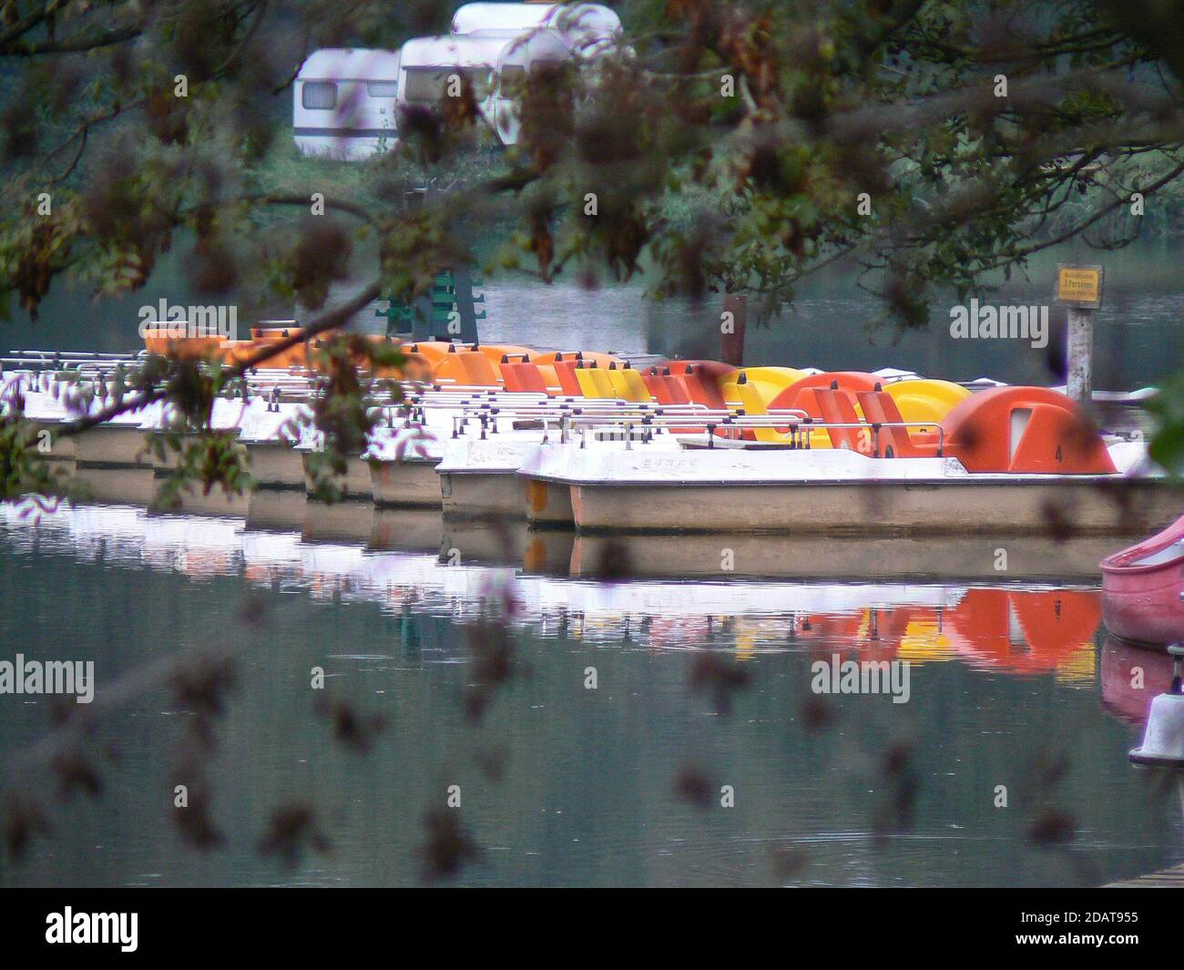 boats on a lake in germany Stock Photo - Alamy