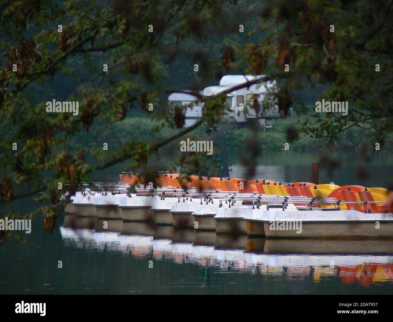 boats on a lake in germany Stock Photo - Alamy