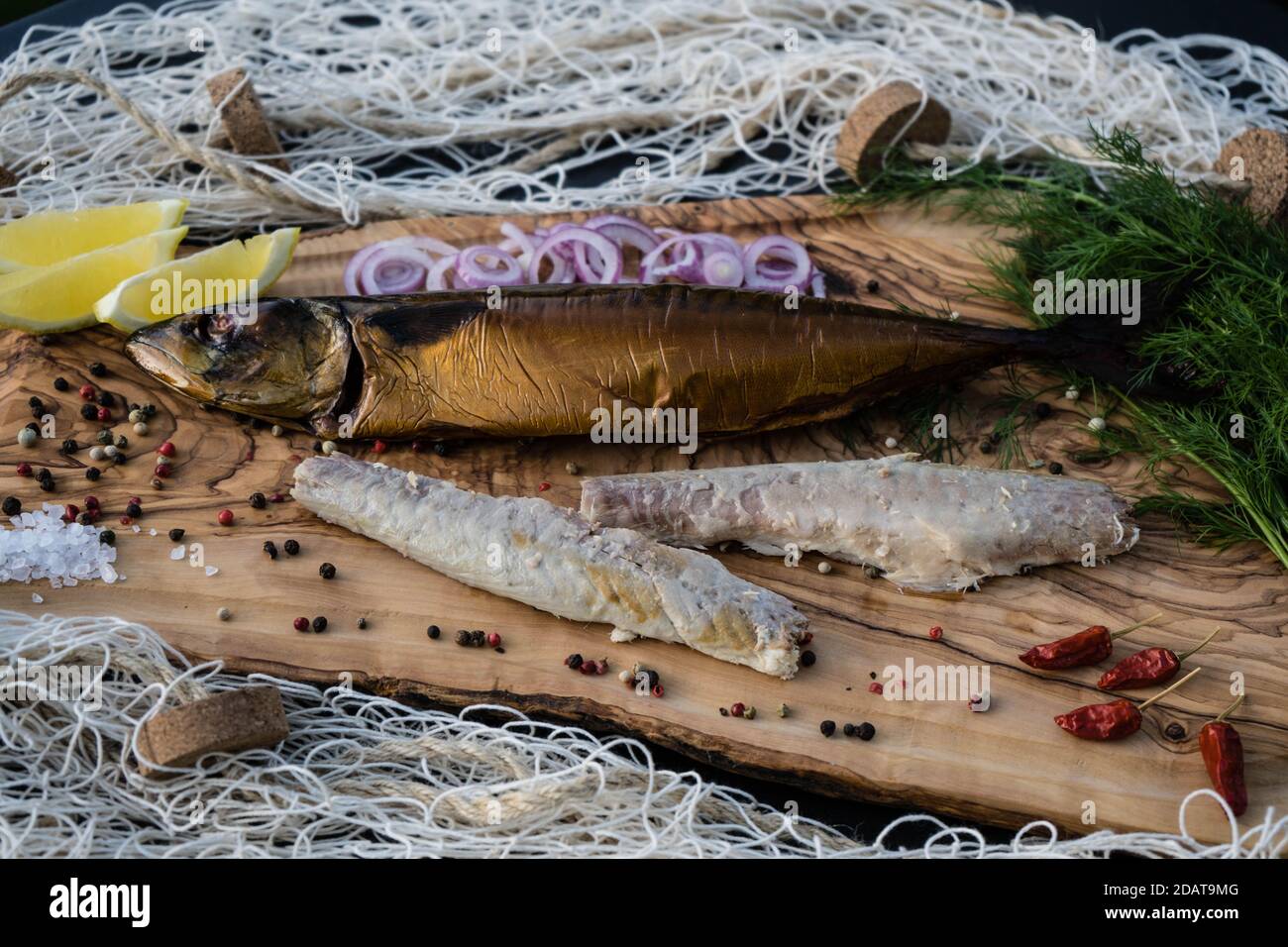 Canapes smoked salmon trout hi-res stock photography and images - Alamy