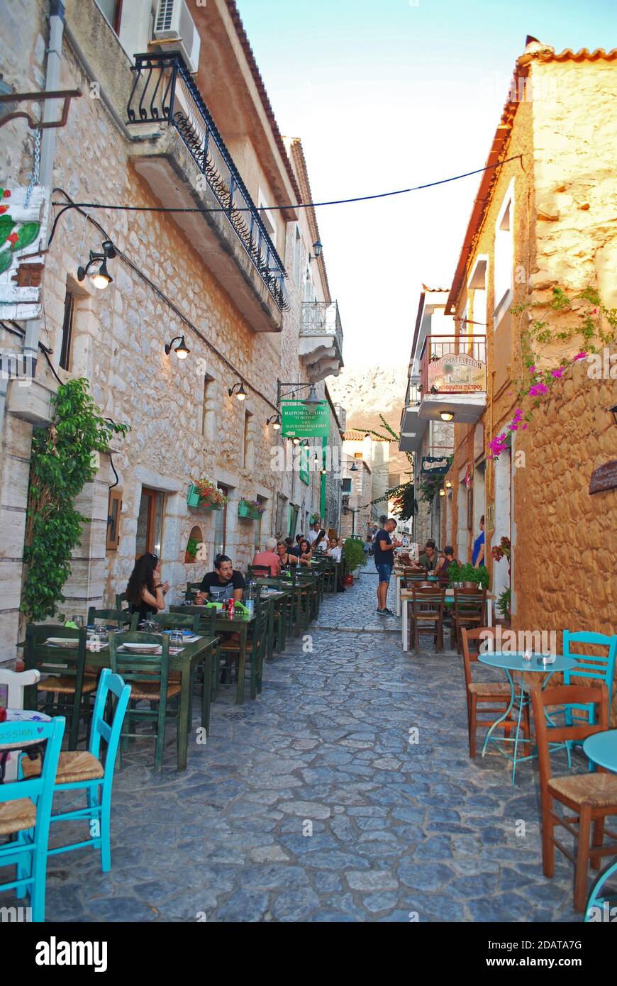 Aeropoli, town in Greece, Peloponnese, Mani Stock Photo - Alamy