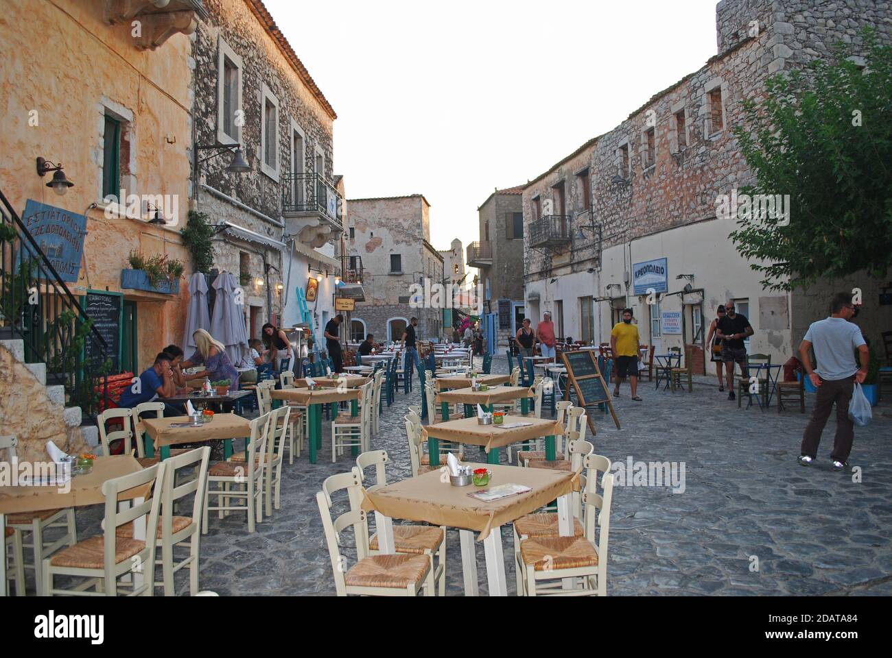 Aeropoli, town in Greece, Peloponnese, Mani Stock Photo - Alamy