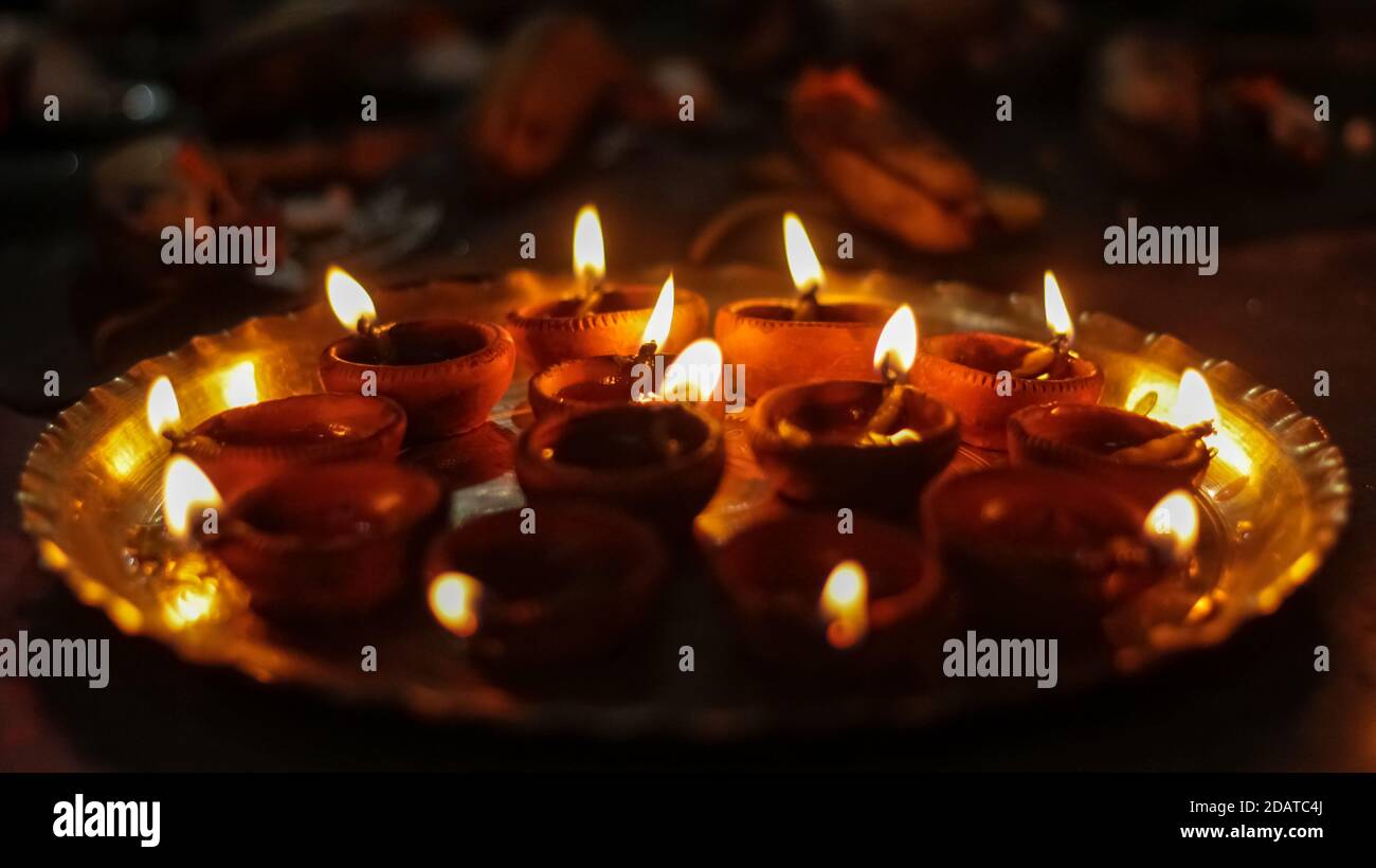 Traditional diya lighting hi-res stock photography and images - Alamy