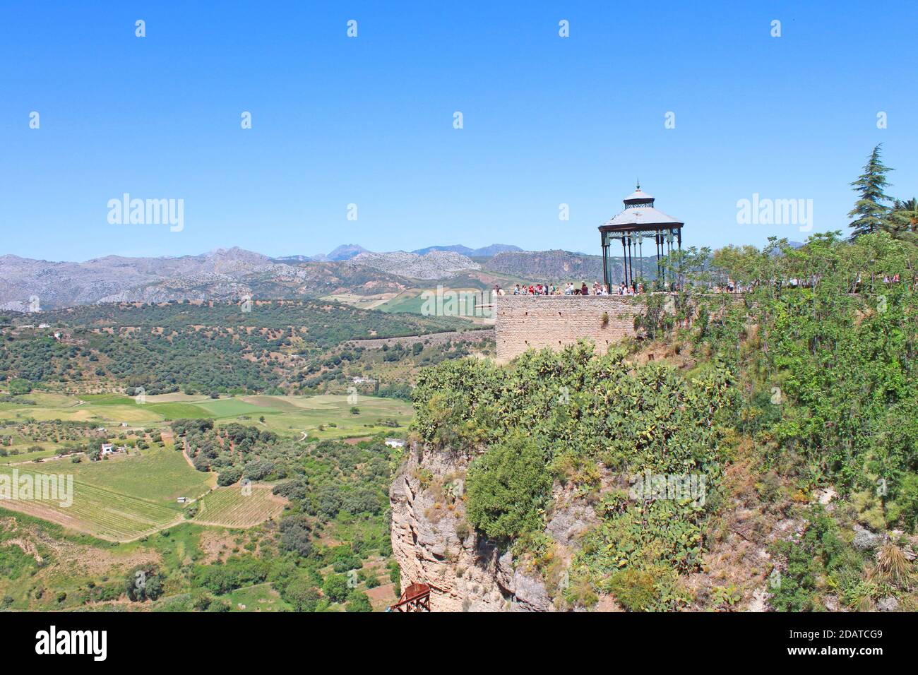 Espagne, Andalousie, paysages depuis la ville de Ronda Stock Photo - Alamy