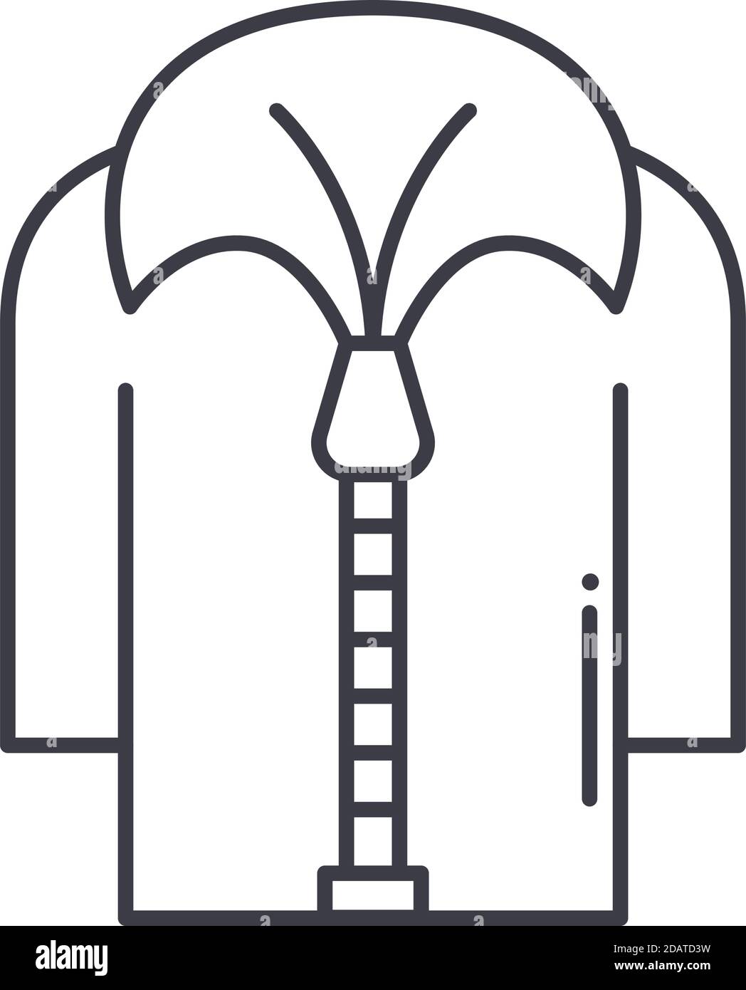 Cardigan icon, linear isolated illustration, thin line vector, web ... Cardigan icon, linear isolated illustration, thin line vector, web ...