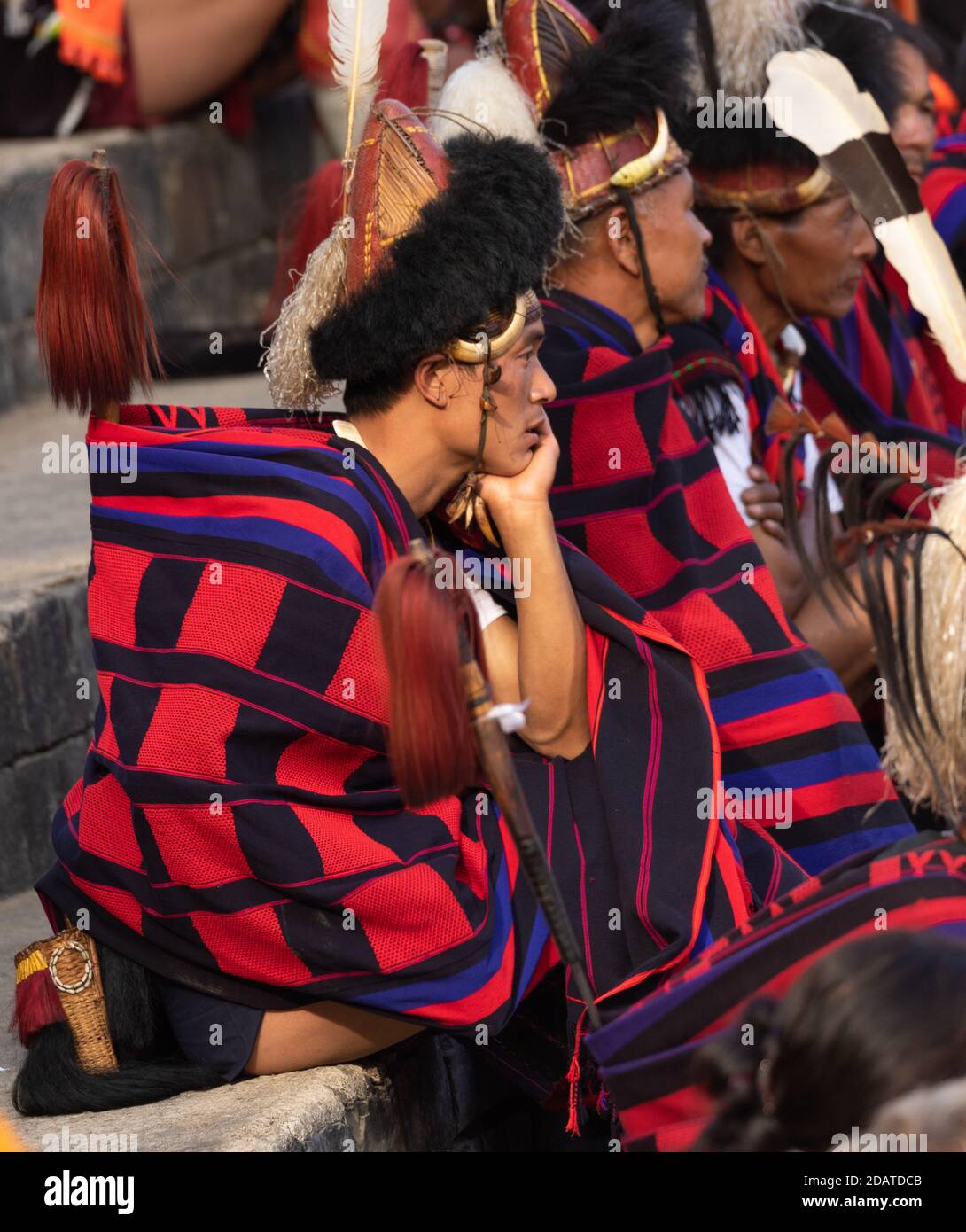 Zeliang naga men at hornbill festival hi-res stock photography and ...