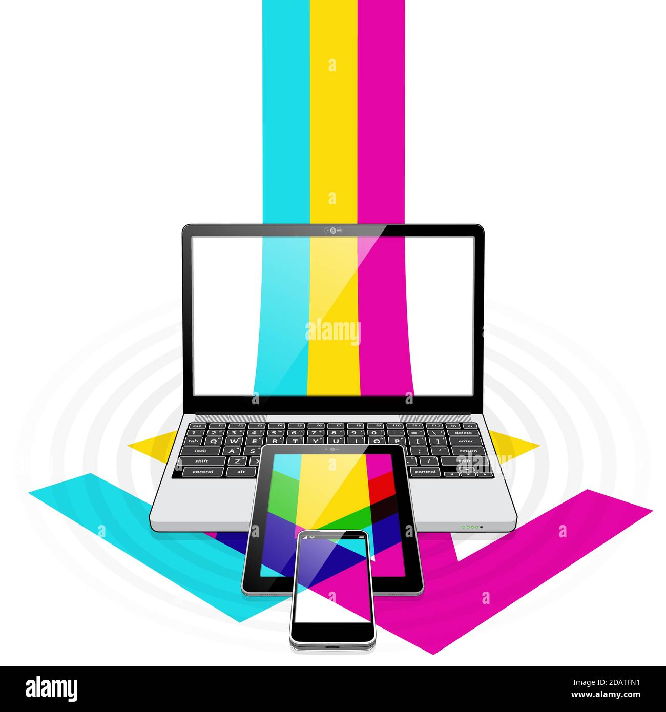 Overlapping things Stock Vector Images - Alamy