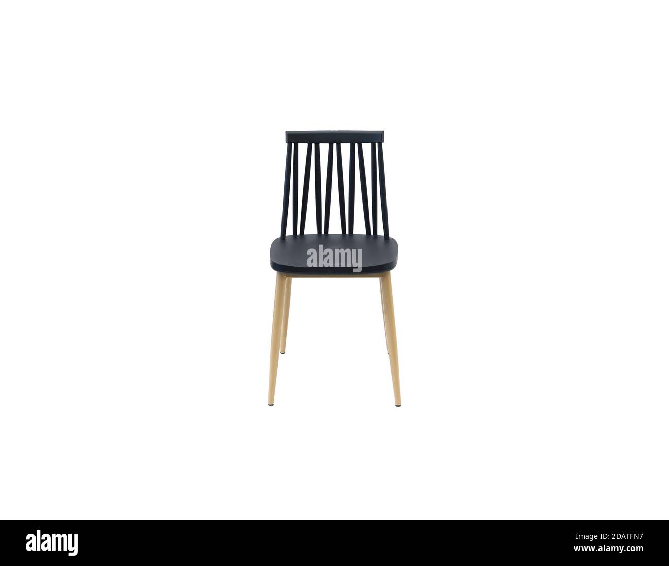 Wooden chair isolated on a white background Stock Photo - Alamy