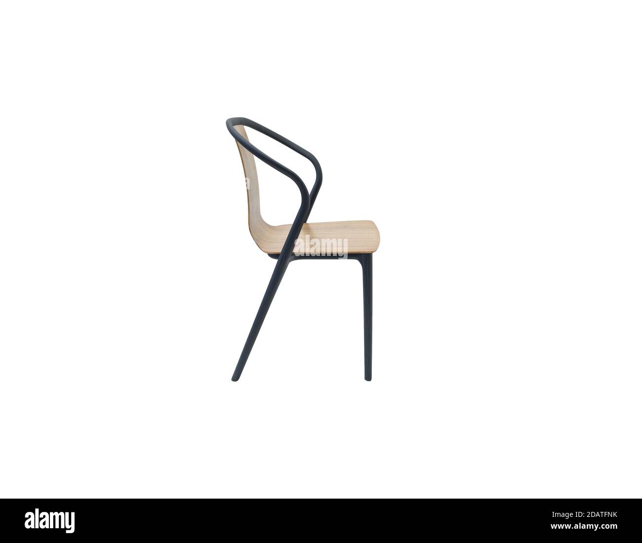 White background chair wood hi-res stock photography and images - Alamy