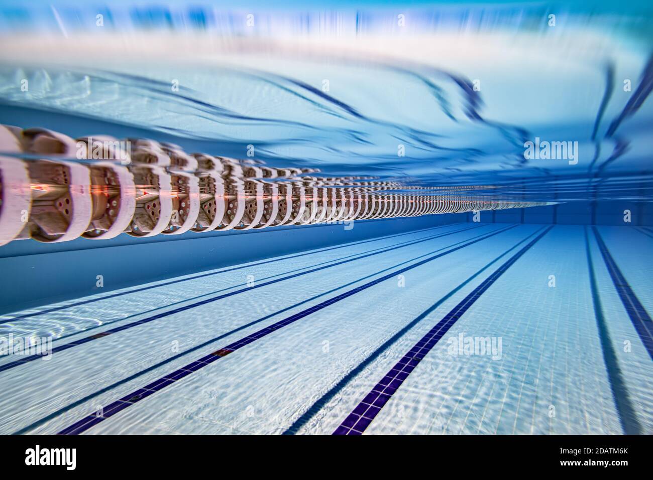 Olympic Swimming pool underwater background Stock Photo - Alamy
