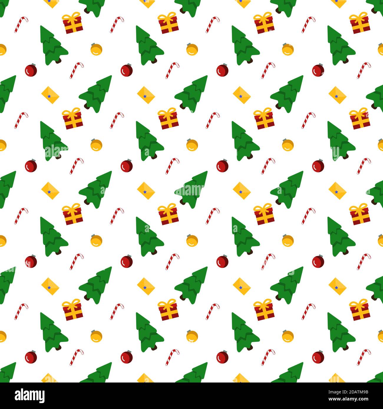 Fir tree pattern simple Stock Vector Images - Alamy