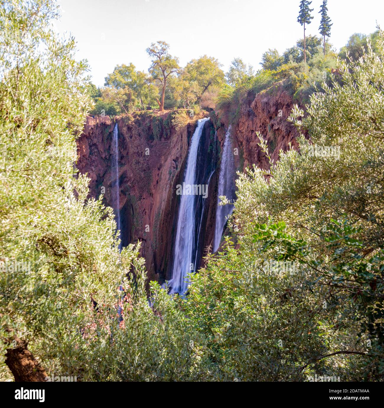 Ouzoud waterfalls near Marrakech in High Atlas, Morocco. North Africa ...