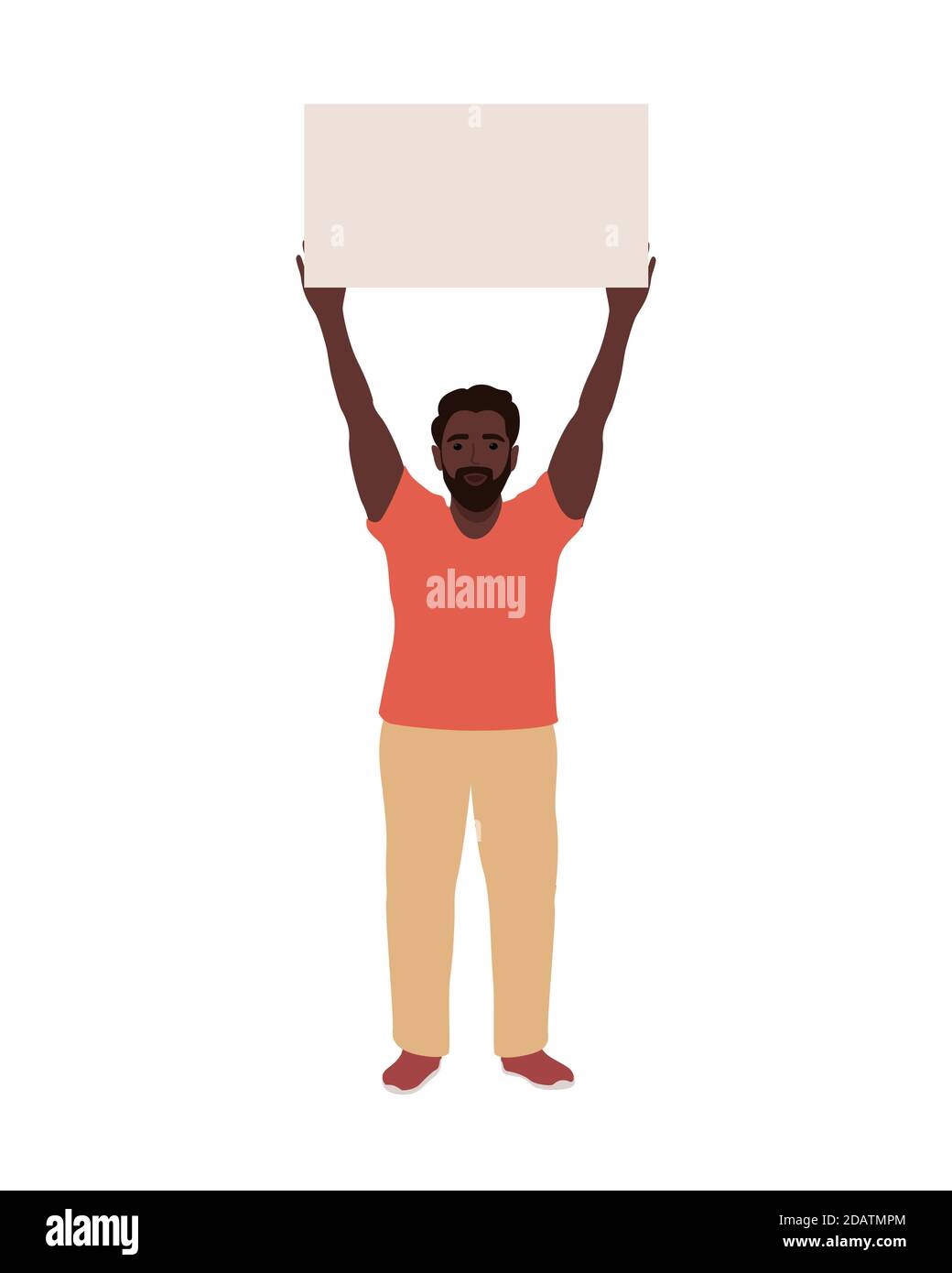 Young black man smile happy Stock Vector Images - Alamy