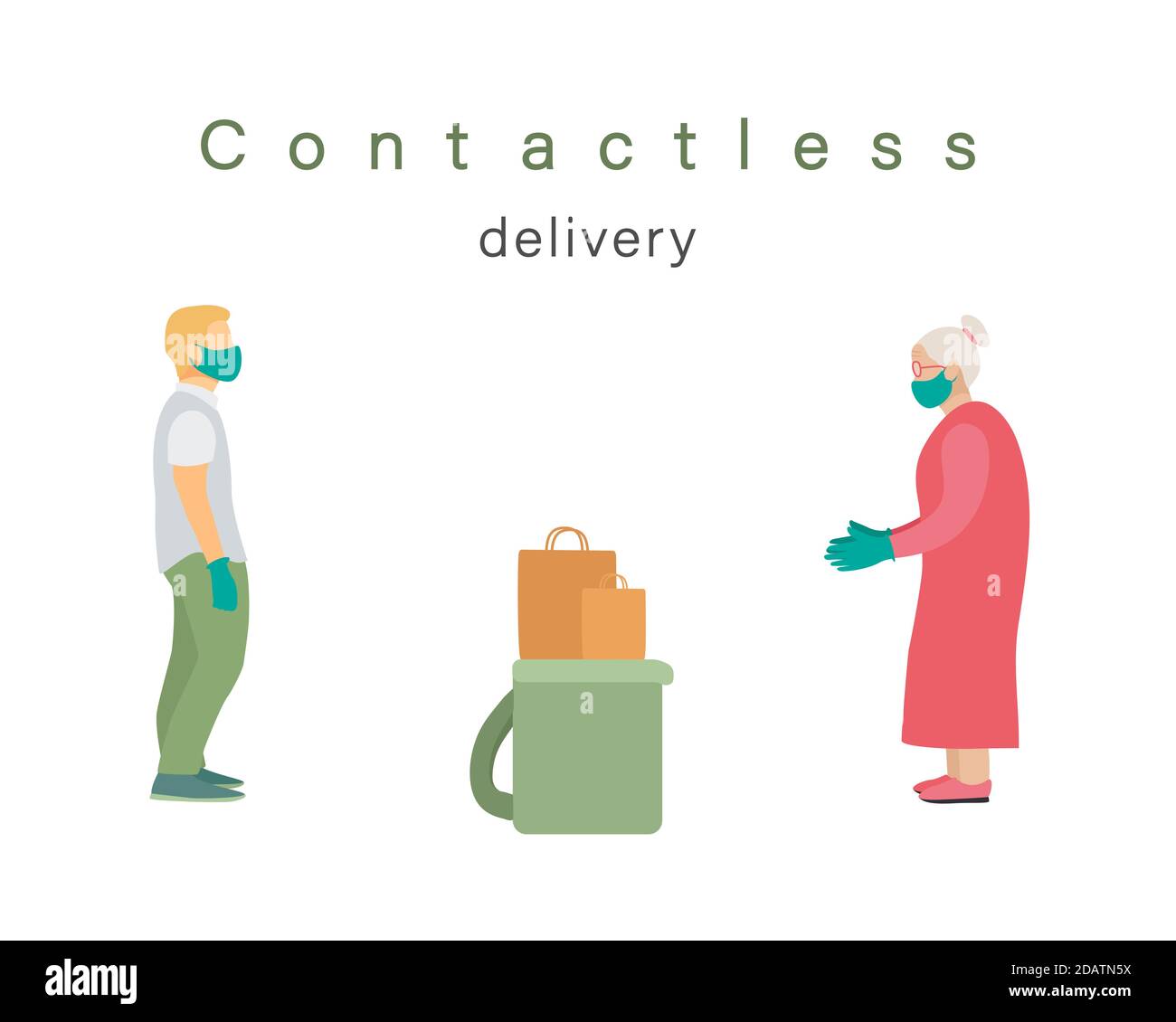 Milk delivery box Cut Out Stock Images & Pictures - Alamy