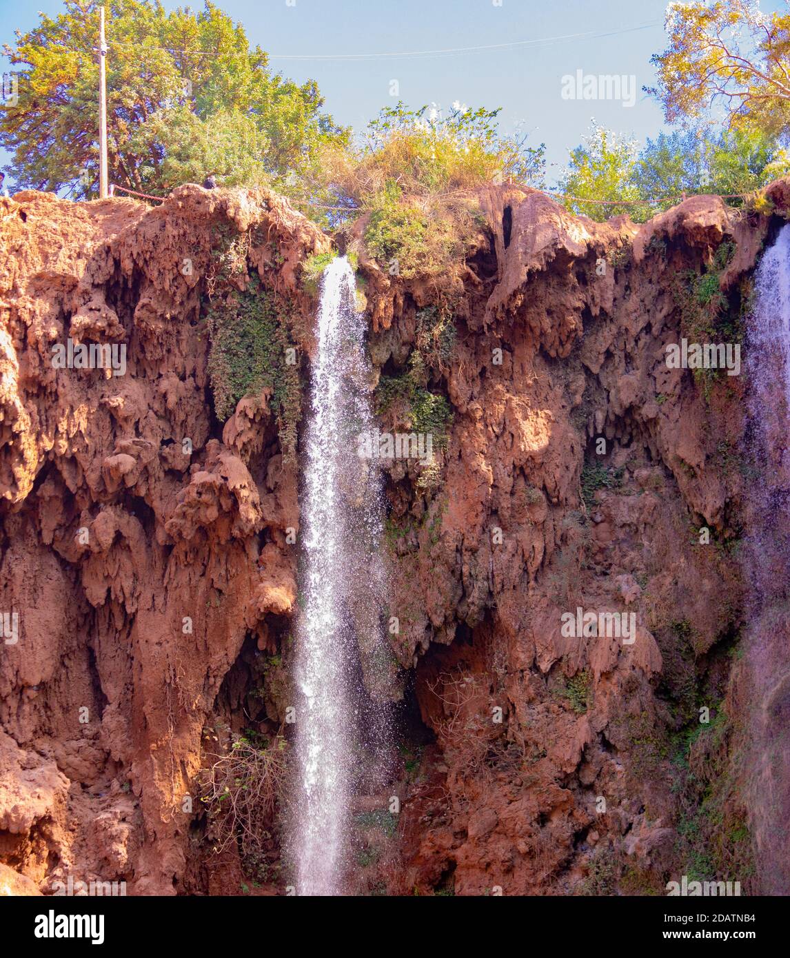 Ouzoud waterfalls near Marrakech in High Atlas, Morocco. North Africa ...