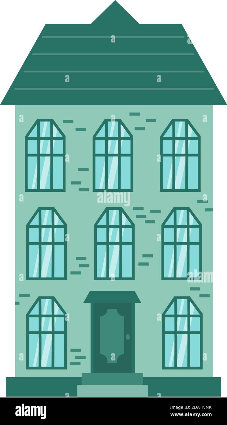 Cartoon City Building Facades