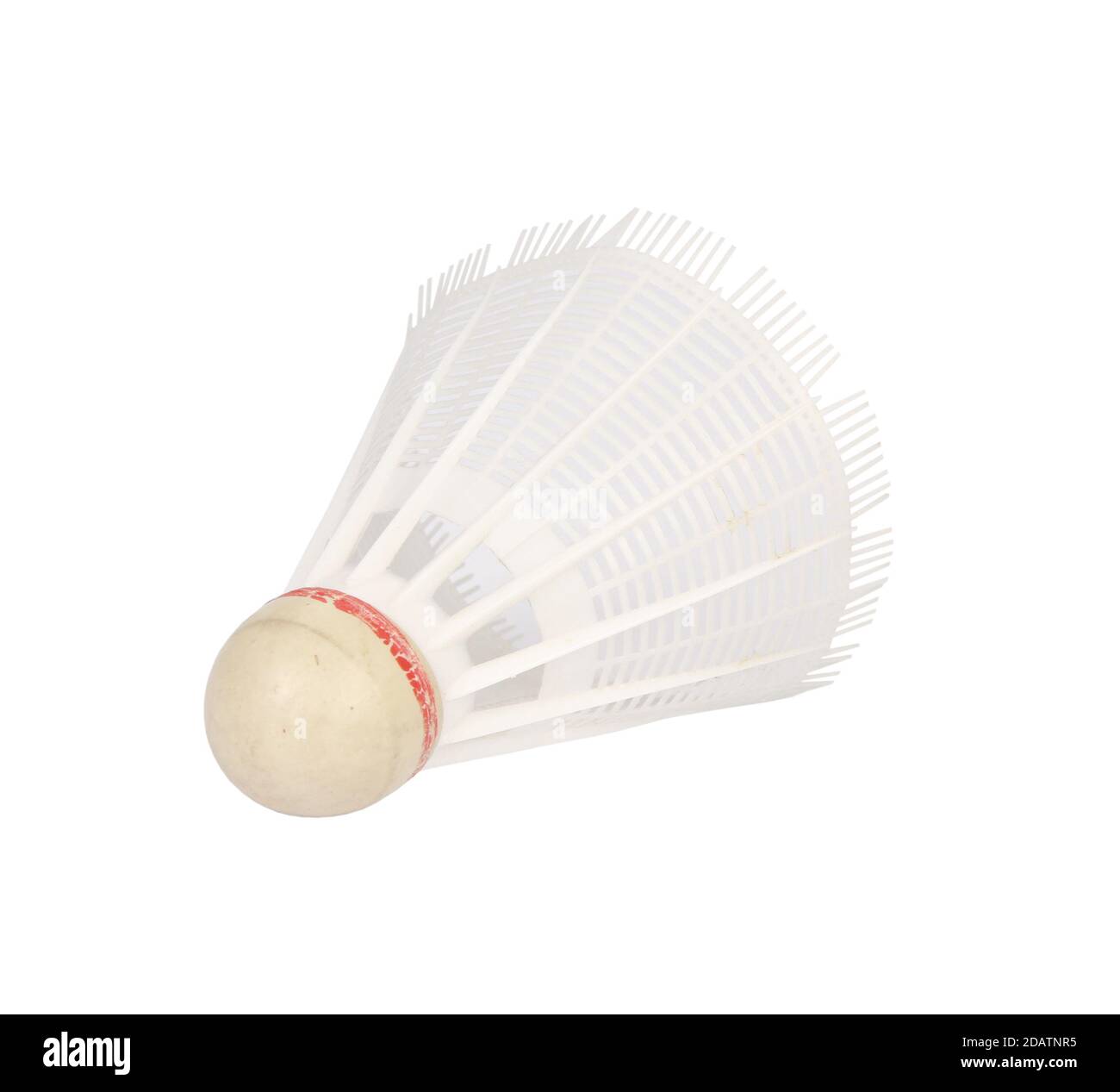 Shuttlecock isolated on a white background Stock Photo - Alamy