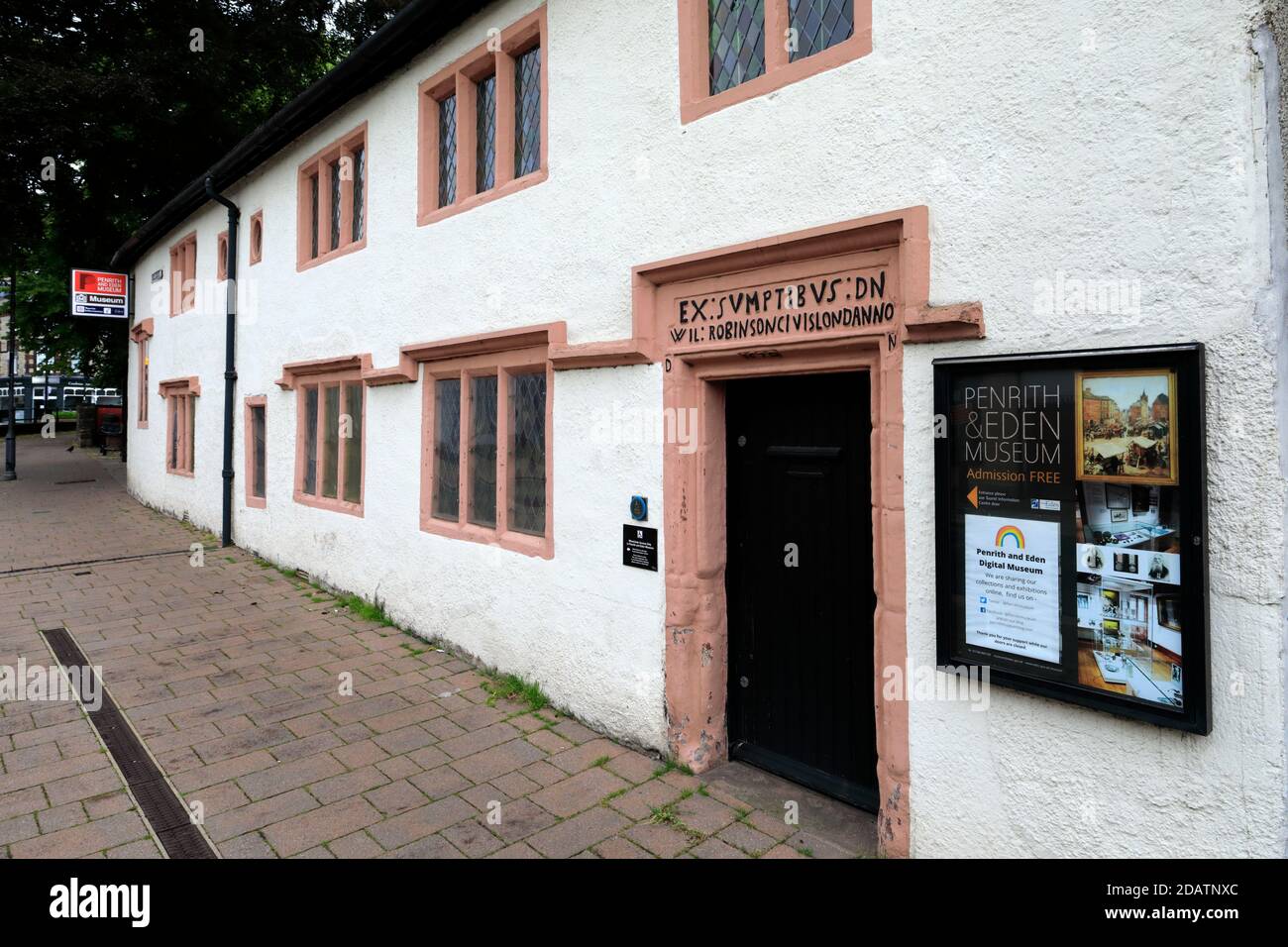 The Penrith and Eden Museum, Penrith town centre, Cumbria, England, UK ...
