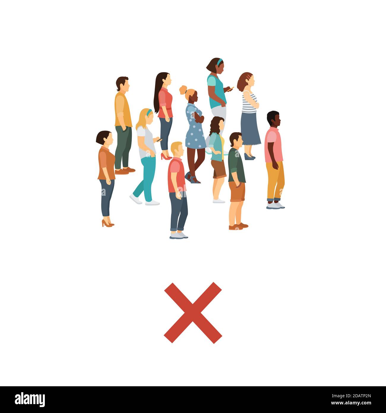 Side distance Stock Vector Images - Alamy