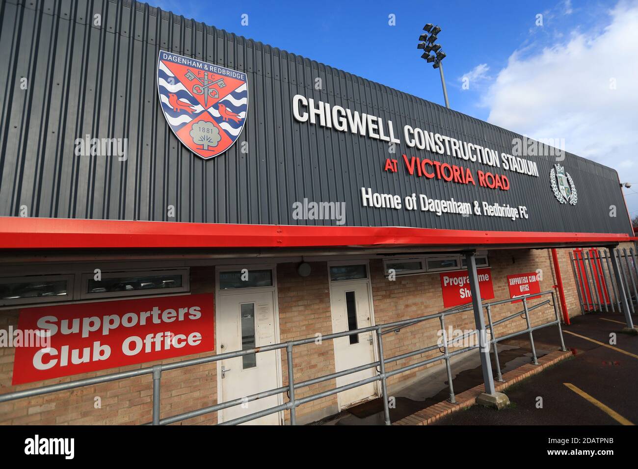 A general view of the stadium during the FA Women's Super League match ...