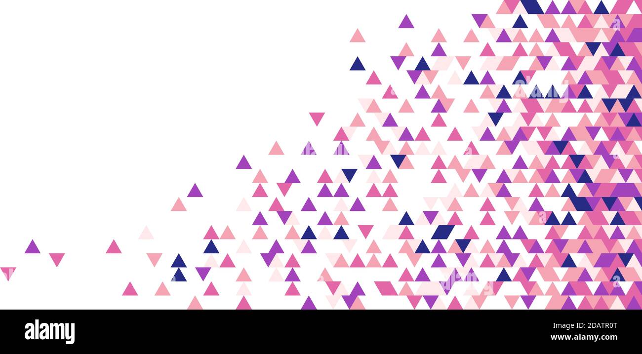 Triangles of pink Stock Vector Images - Alamy