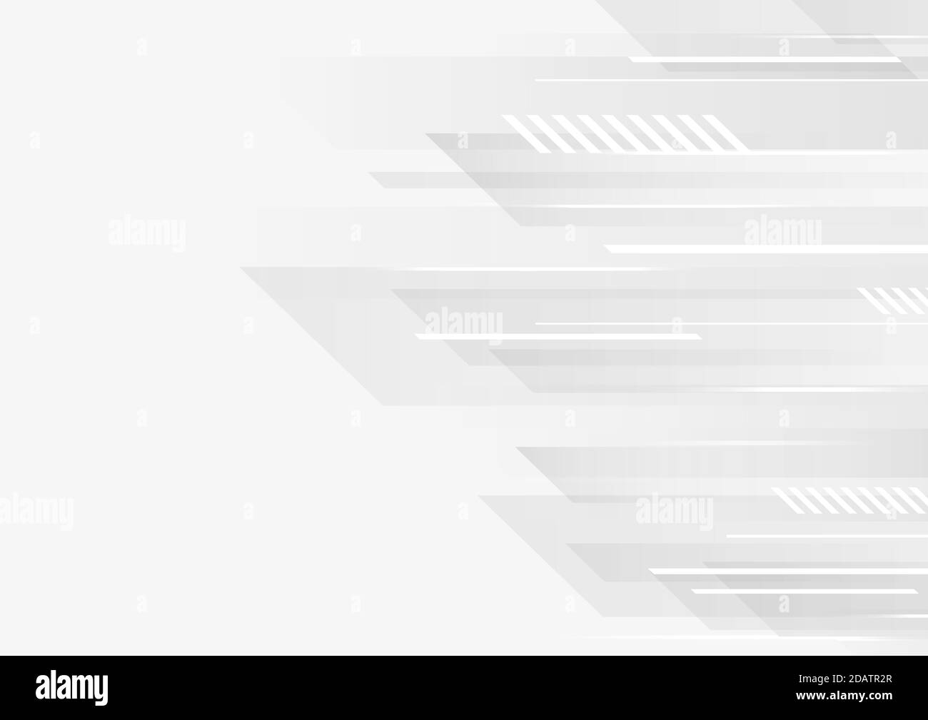 Abstract modern technology white and gray geometric pattern corporate ...