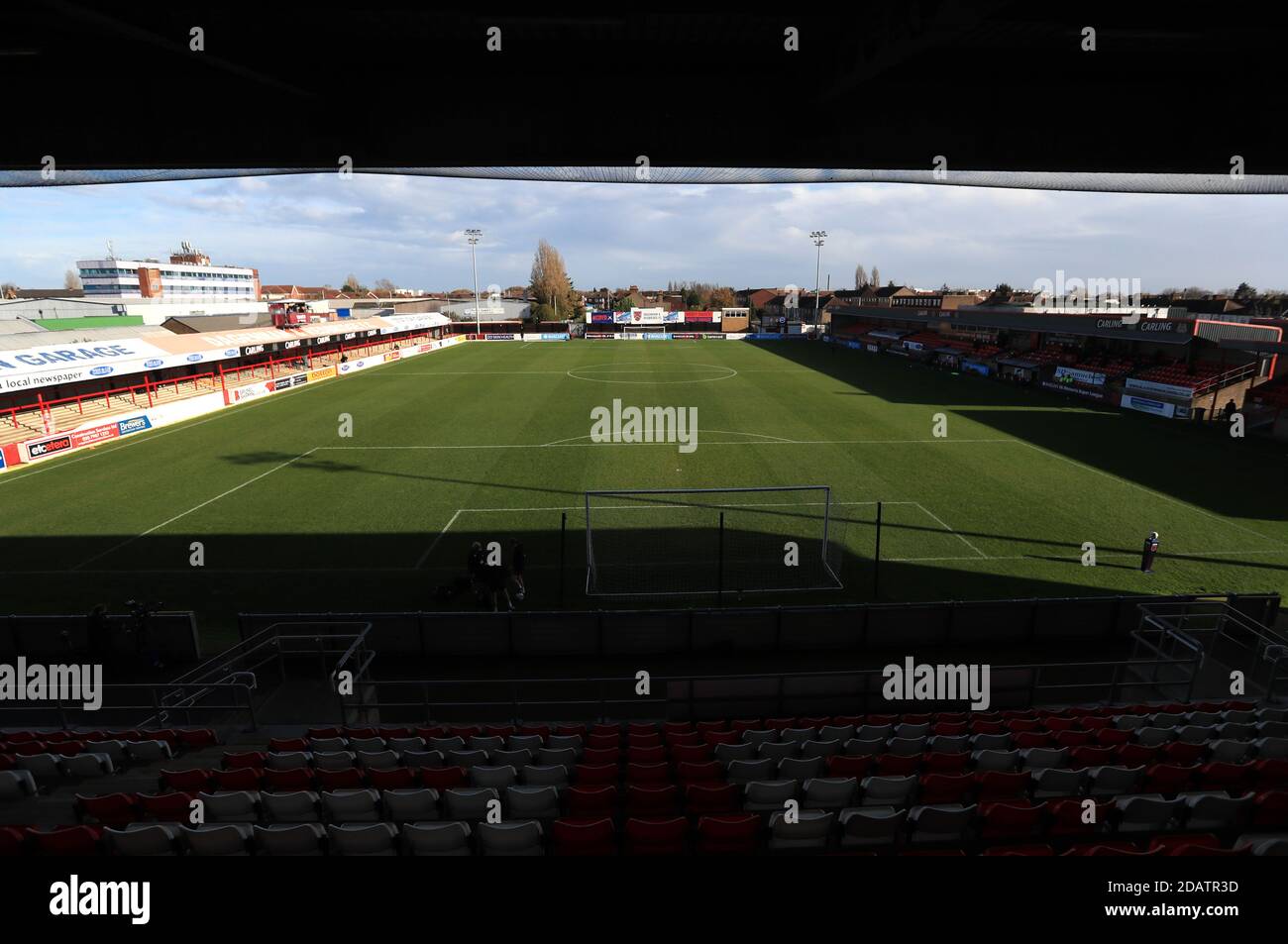 A general view of the pitch before the FA Women's Super League match at ...