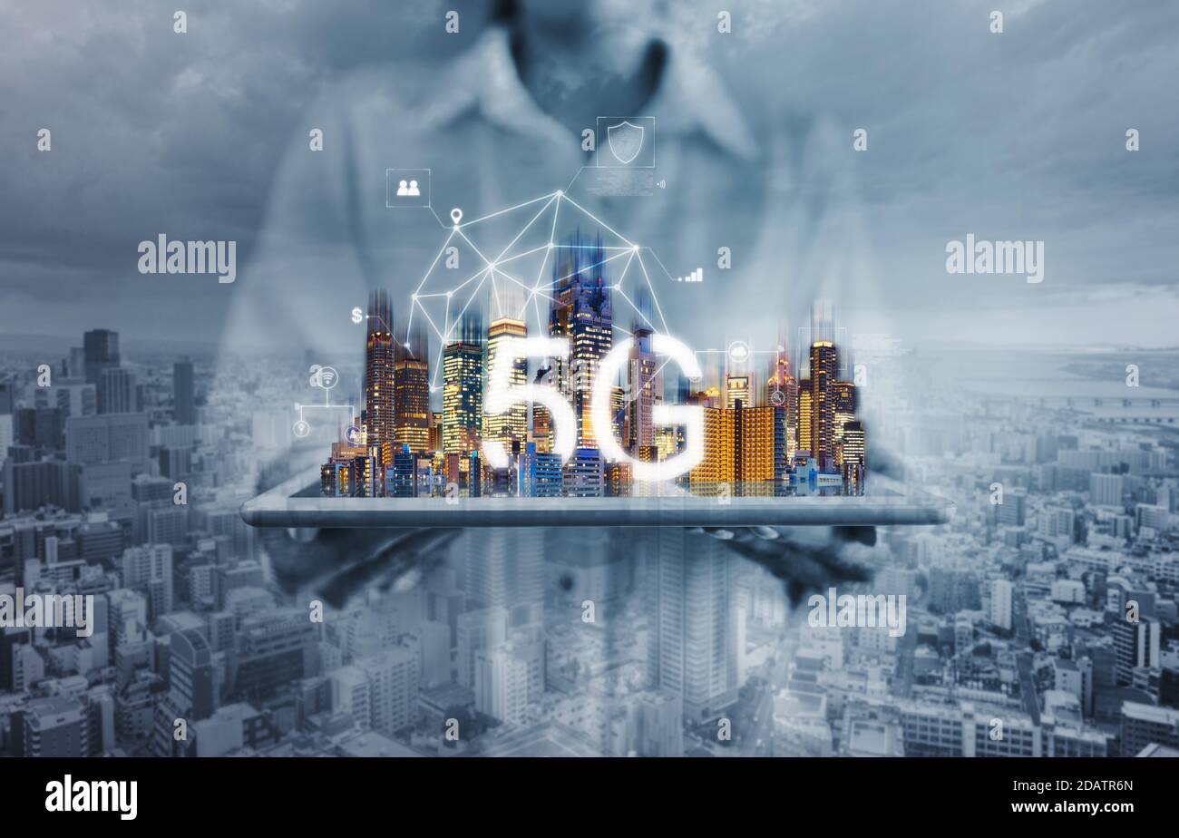 5G internet networking technology Stock Photo - Alamy