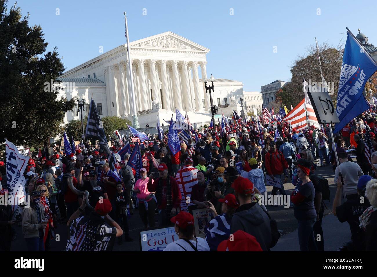 WASHINGTON, D.C- NOVEMBER 14: Supporters of U.S. President Donald Trump ...