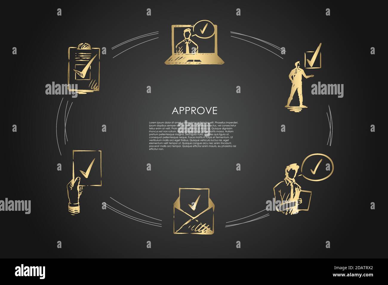 Approve - envelope, elections, choice, politician, newsletter ...