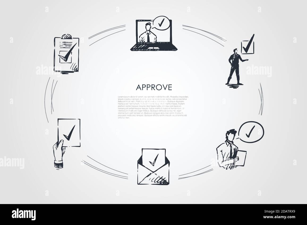 Approve - envelope, elections, choice, politician, newsletter ...