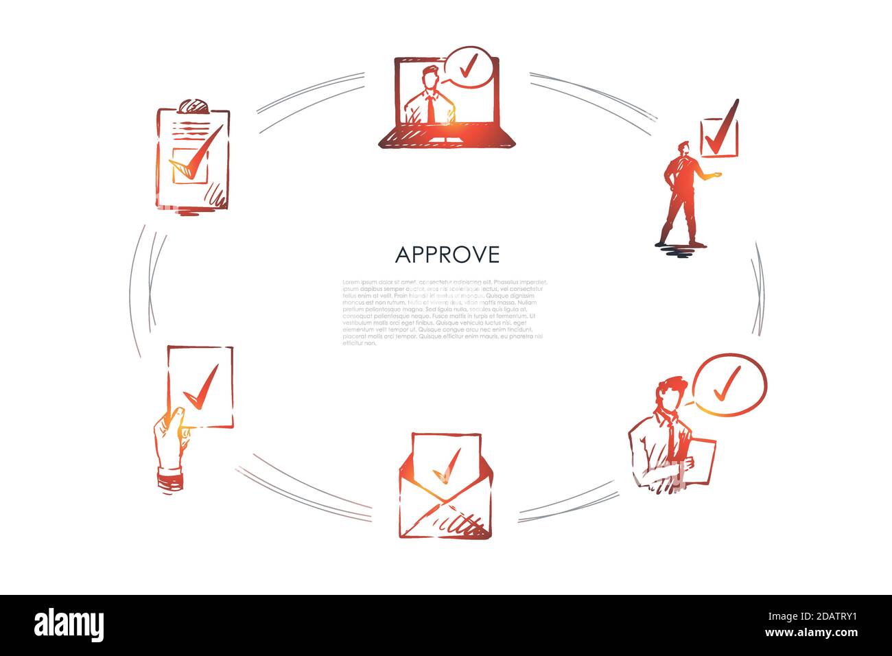 Approve - envelope, elections, choice, politician, newsletter ...