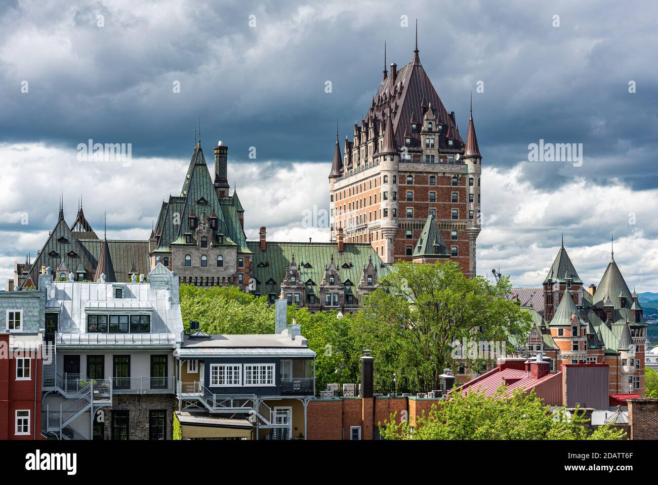 Old quebec city summer hi-res stock photography and images - Alamy