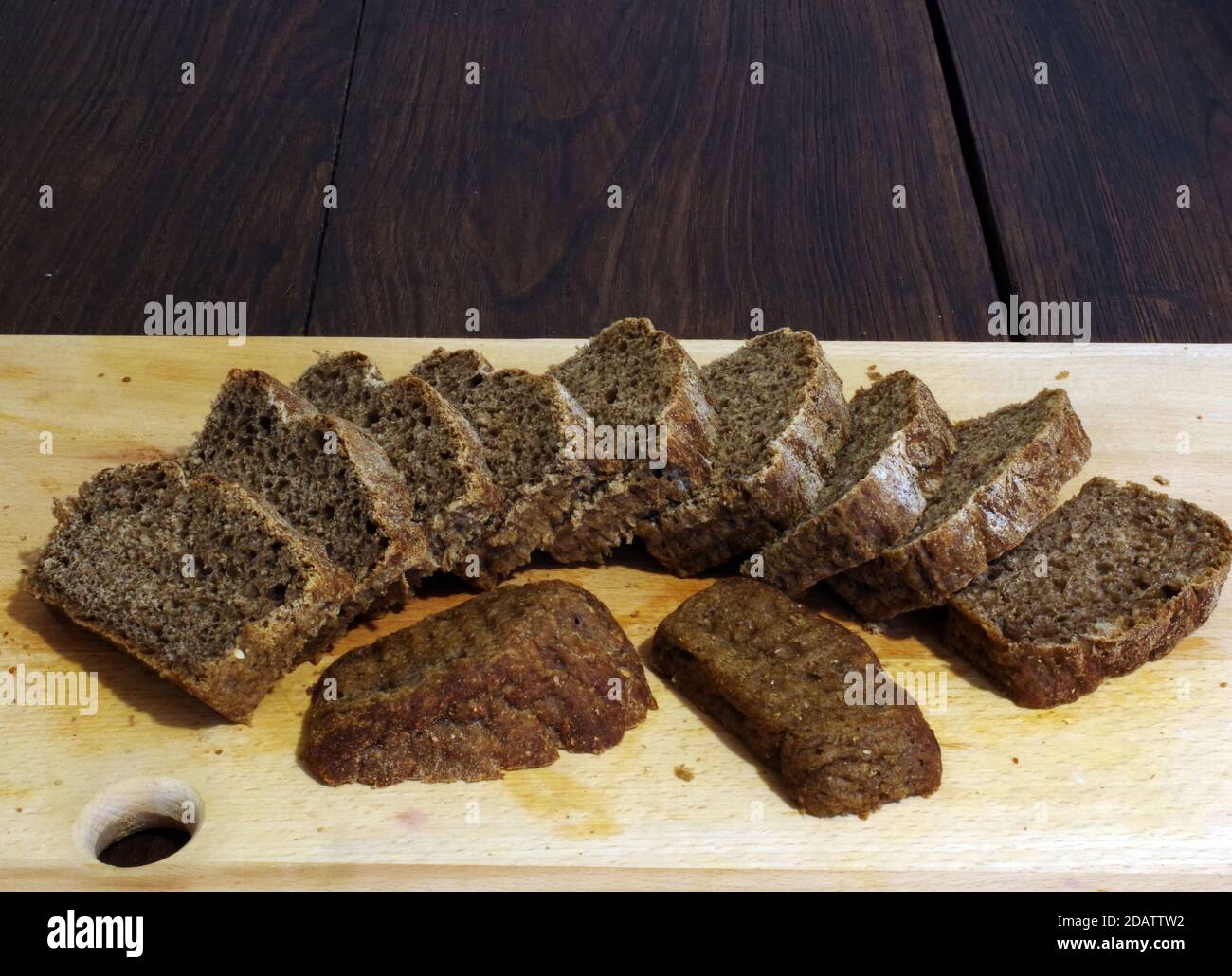 Homemade black bread Stock Photo - Alamy