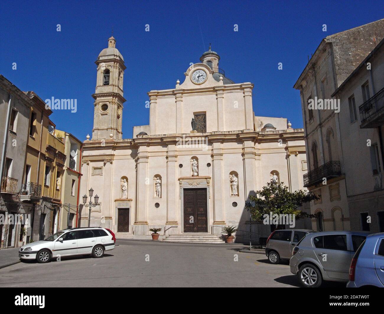 Sorso, Sardinia, Italy. Town's center Stock Photo - Alamy