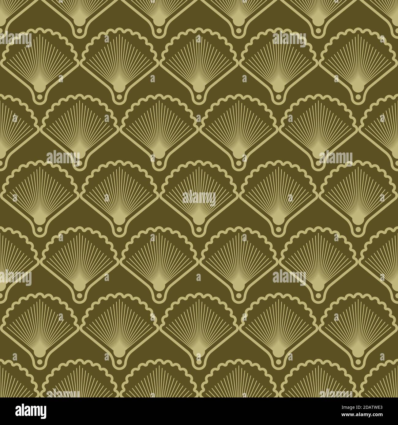 Art Deco Shell Background