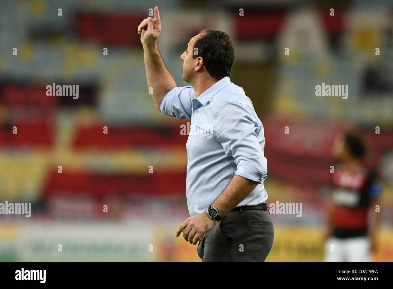 Rio, Brazil - November 14, 2020: Rogerio Ceni coach in match between ...