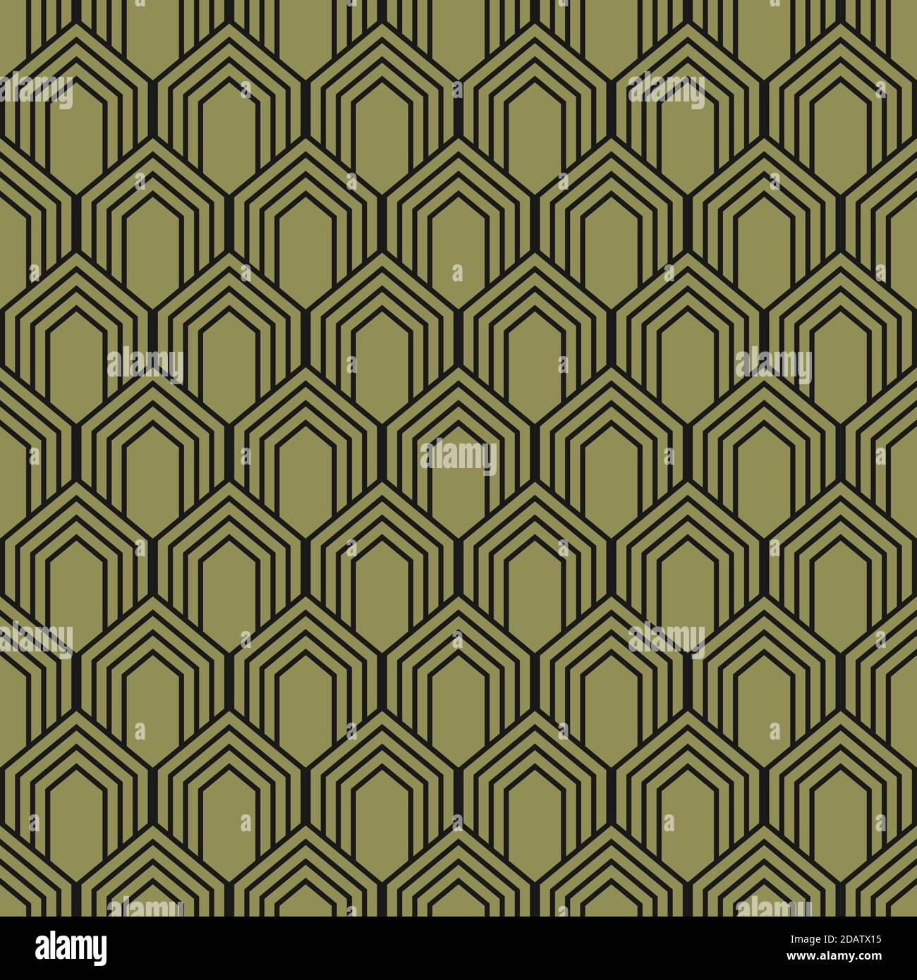 Line seamless pattern in art deco style. Geometric art deco background ...