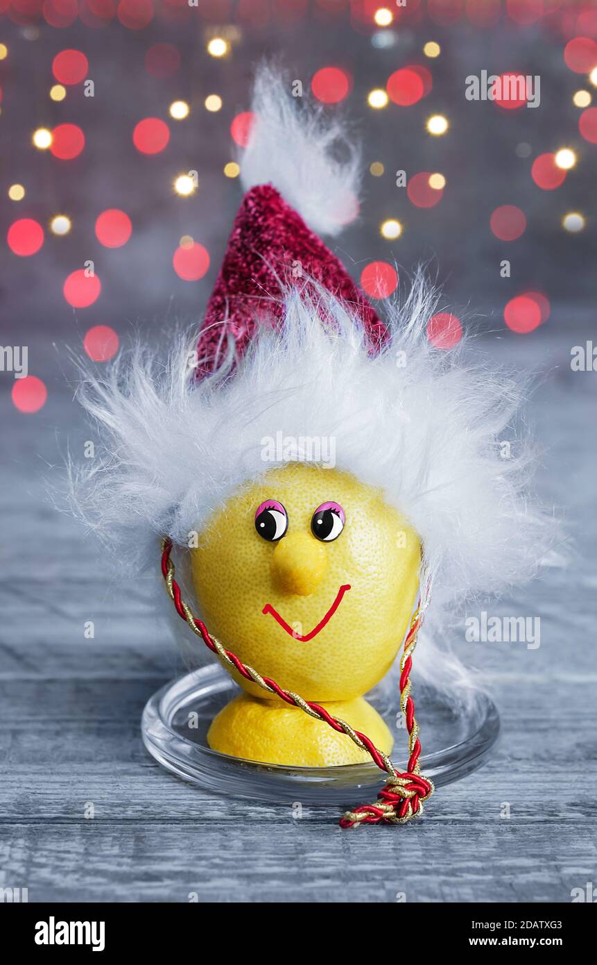 Lemon with hat hi-res stock photography and images - Alamy
